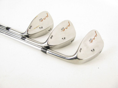 Set of 3 Pinemeadow Pre SS Wedges 52*, 56*, 60* with Steel - Clubs n ...