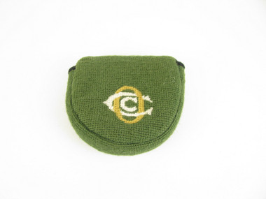 Wool Golf MALLET Putter Headcover GREEN - Clubs n Covers Golf