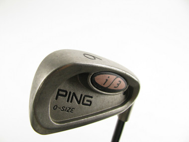 LADIES Ping i3 O-Size BLACK DOT 6 iron with Graphite 350 Series L-Flex ...