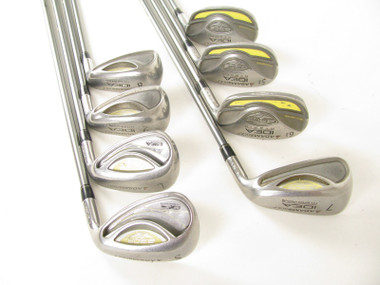 LADIES Adams Idea A3OS iron set 4h,5h,6-9+SW+LW with Graphite 55g ...