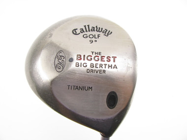 Callaway Biggest Big Bertha Driver 9* w/ Graphite Ultra Light Firm Flex ...
