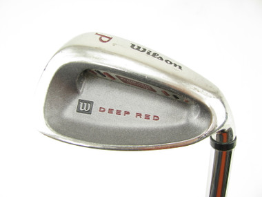 Wilson Deep Red Pitching Wedge w/ Steel Rifle FatShaft Stiff - Clubs n ...