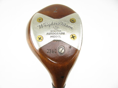 Wright & Ditson Lawson Little Persimmon Autograph Model 2 wood with Steel Regular - Clubs n ...