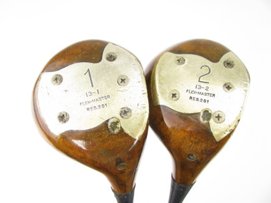 Set of 2 Vic Ghezzi Grand Slam Woods 1 wood, 2 wood with Steel Regular ...