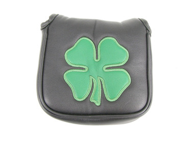 Clover Shamrock 4 Leaf Clover Golf Putter Headcover MALLET - Clubs n ...