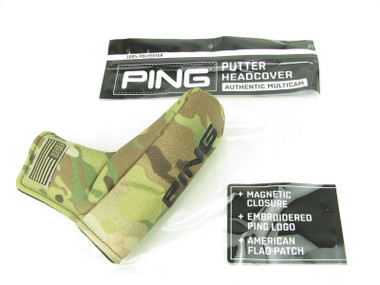 NEW Ping Authentic Multicam Camo American Flag BLADE Putter Headcover ...