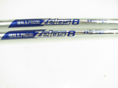 Set of 2 Nippon NS Pro Zelos 8 Stiff Wedge shafts .355 Tip - Clubs n Covers Golf