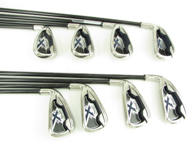 LEFT HAND Callaway X-20 iron set 3-PW w/ Graphite Regular - Clubs n ...