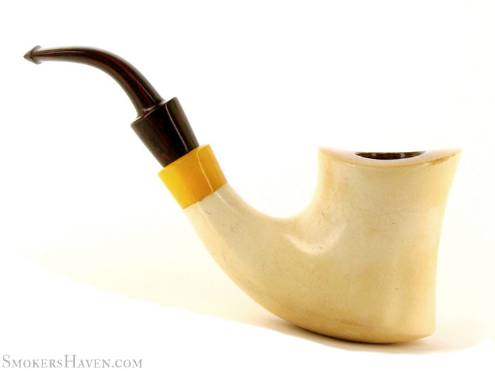 F. Baki Meerschaum Estate Pipe Cradled Freehand - SmokersHaven.com