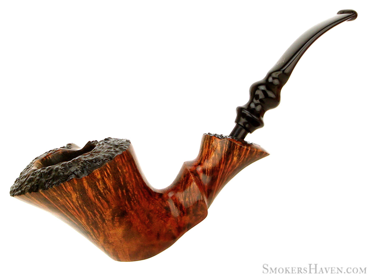 Ben Wade Estate Pipe Golden Walnut Smooth Danish Freehand w/ Plateau ...