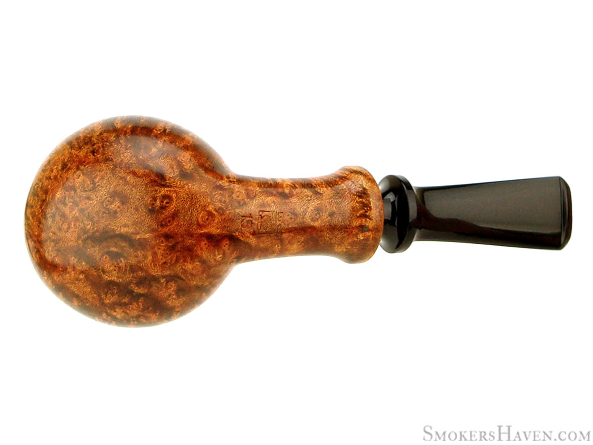 LAN Pipe Smooth Danish Brandy w/ Military Mount - SmokersHaven.com