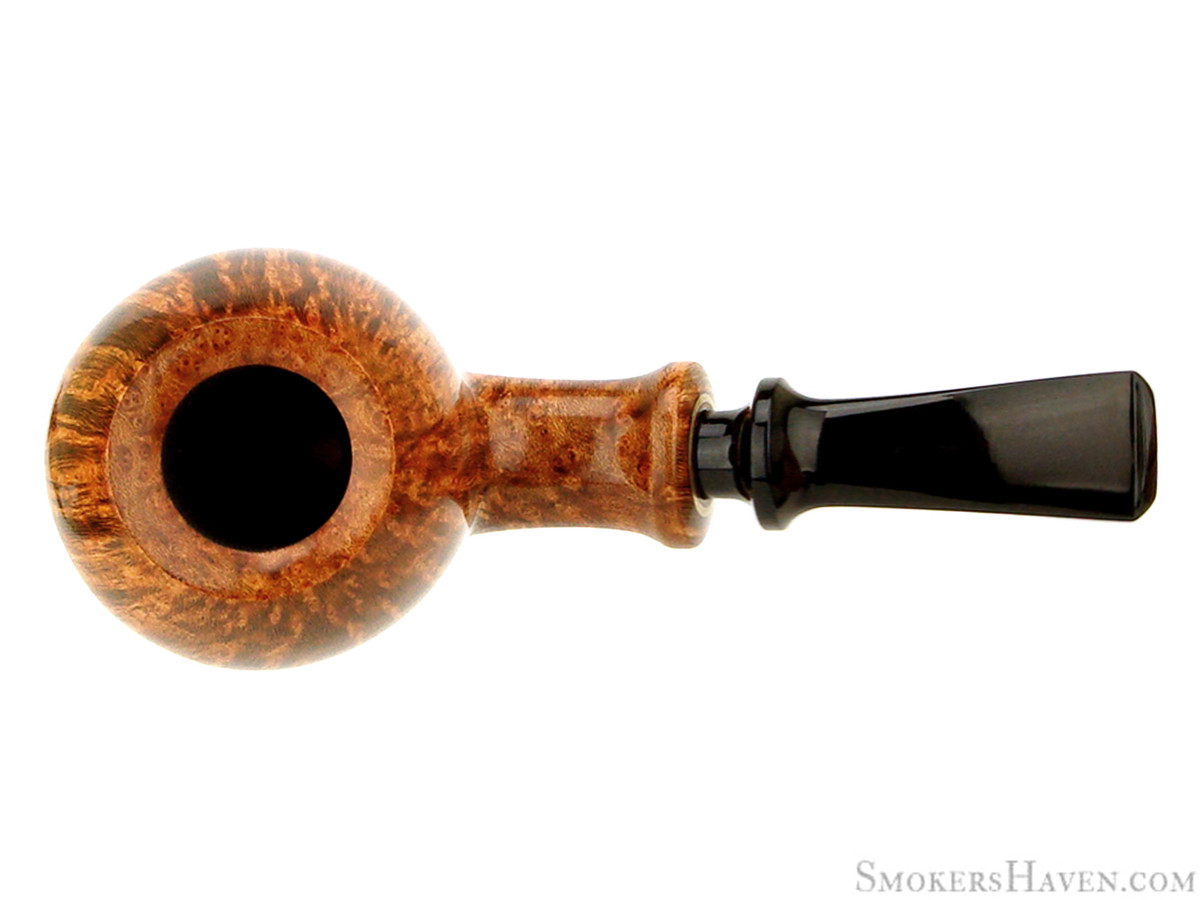 LAN Pipe Smooth Danish Brandy w/ Military Mount - SmokersHaven.com