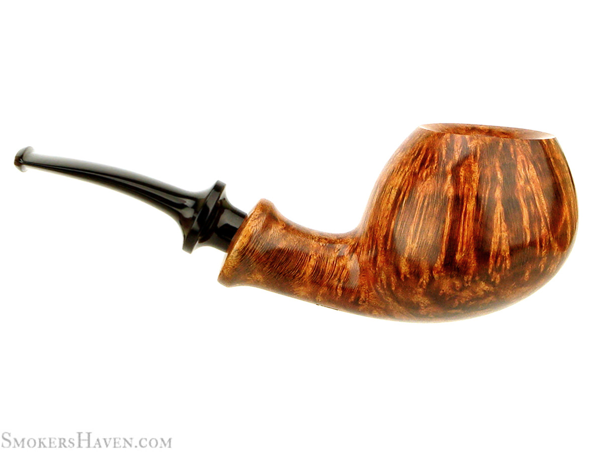 LAN Pipe Smooth Danish Brandy w/ Military Mount - SmokersHaven.com