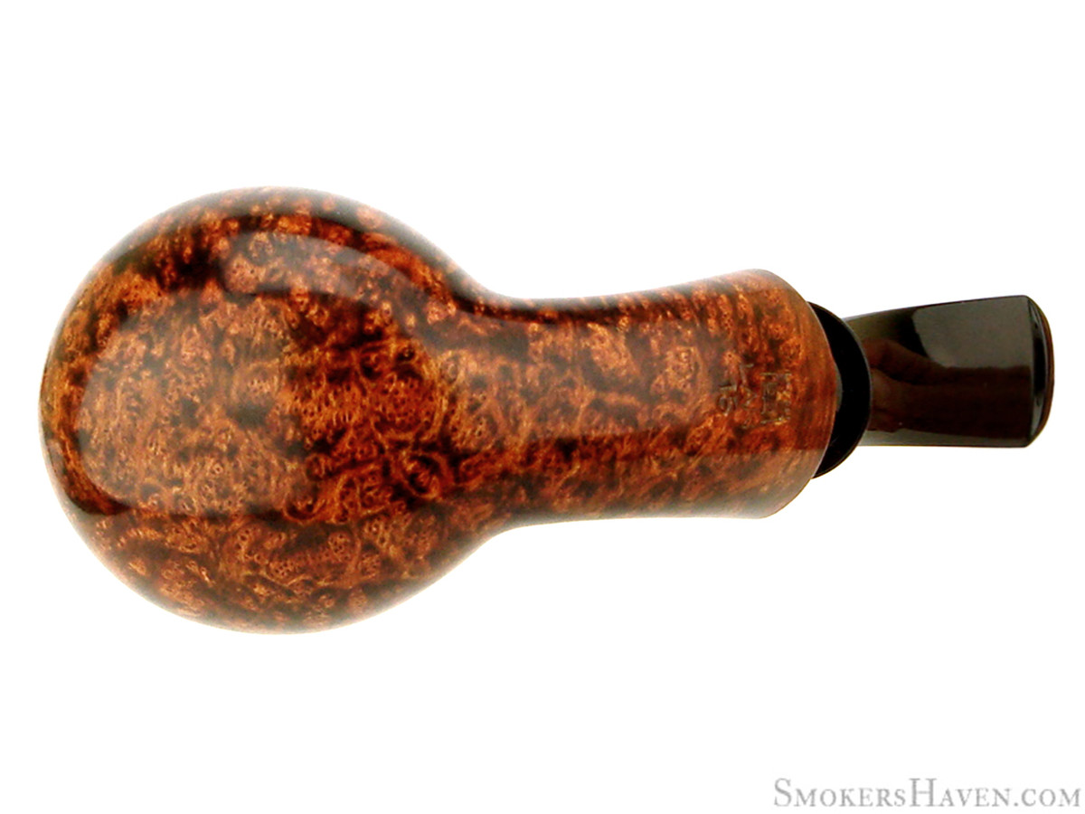LAN Pipe 3/4 Bent Smooth Crowned Brandy w/ Military Mount ...