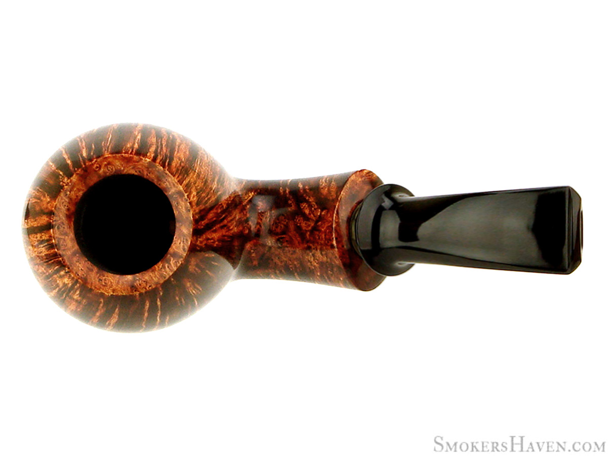 LAN Pipe 3/4 Bent Smooth Crowned Brandy w/ Military Mount ...
