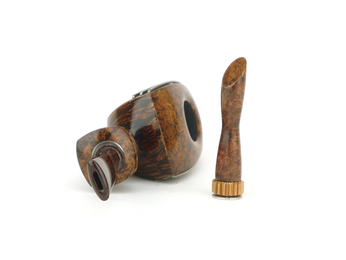 Nate King Pipe Streamliner w/ Titanium Grill Custom Tamper & Fitted Box ...