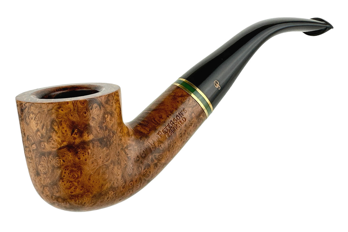 Irish Estate Pipe Peterson Emerald Smooth Bent Pot - SmokersHaven.com