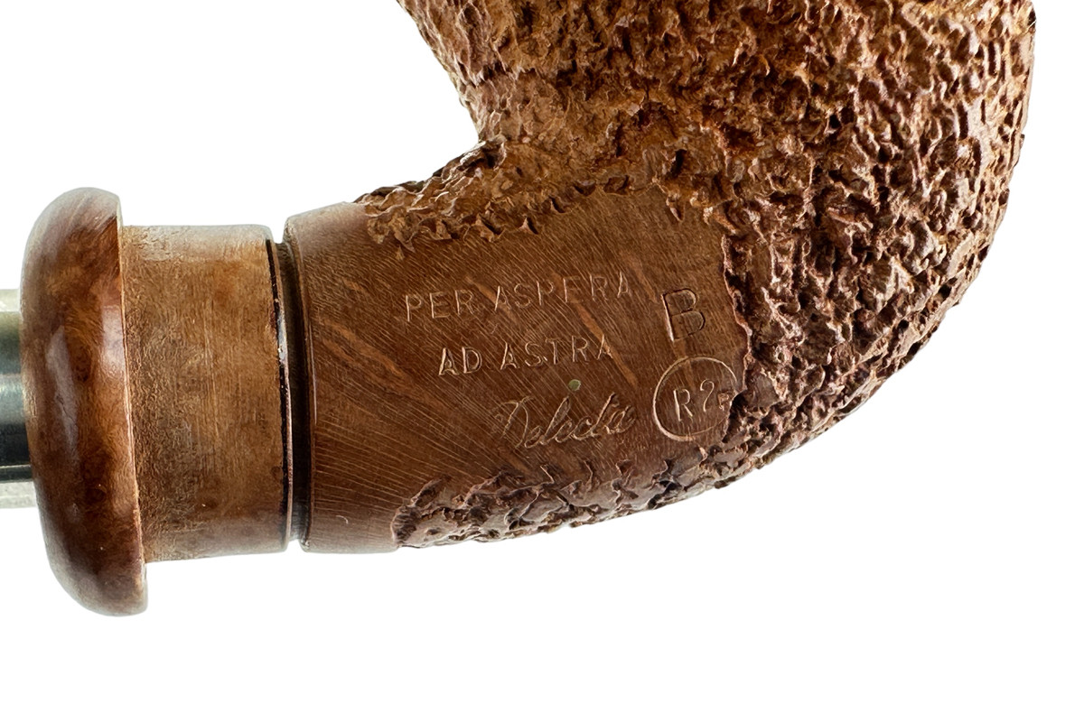 Italian Estate Pipe Ser Jacopo Delecta R2 B Spongia Carved Calabash ...