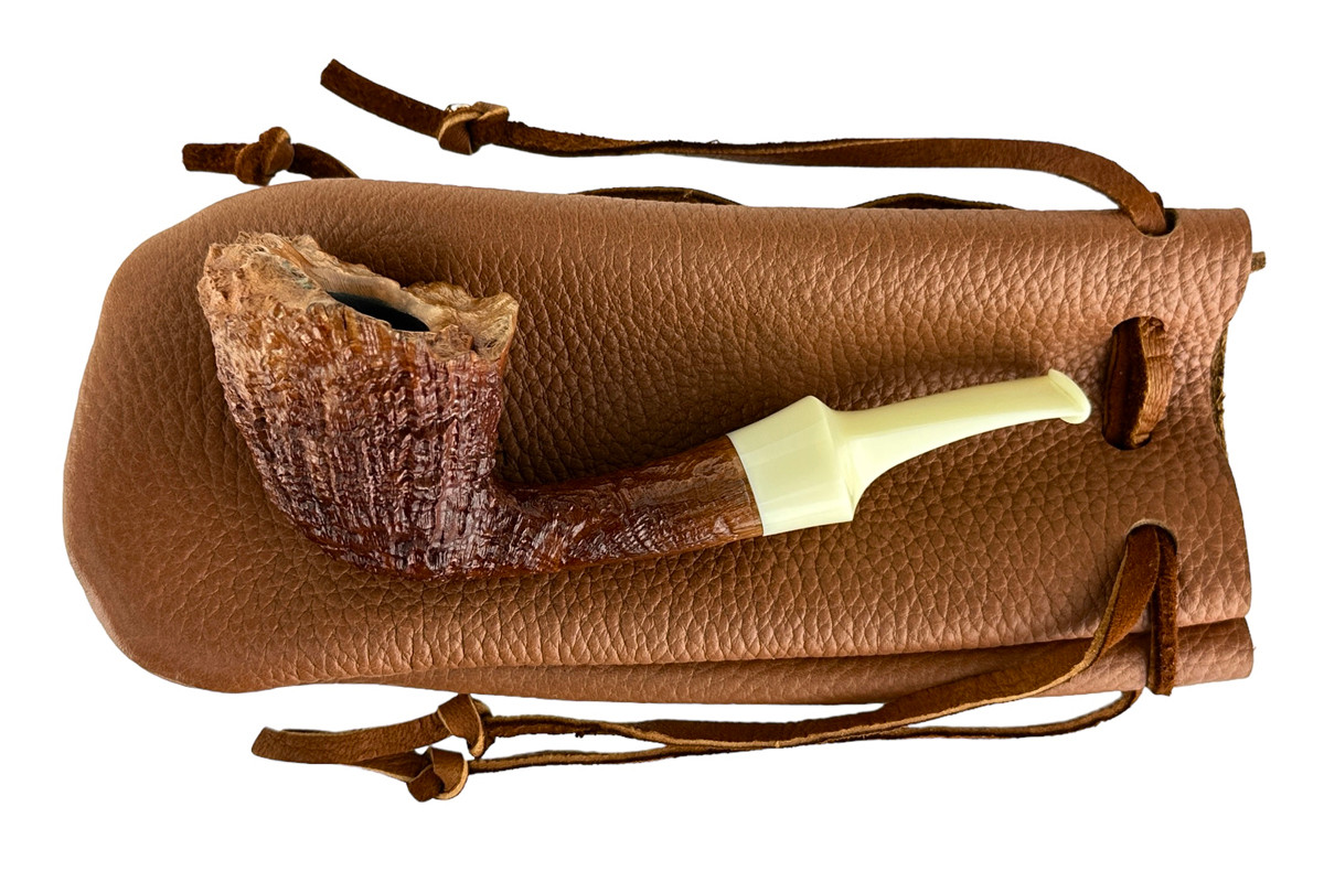Nate King Pipe Natural Ring Blast Plateaux Dublin w/ Bakelite 949-24 ...