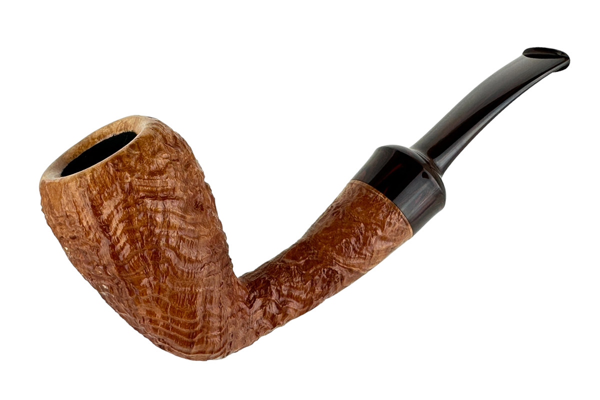 Nate King Pipe Natural Ring Blast Stack Acorn 951-24 - SmokersHaven.com