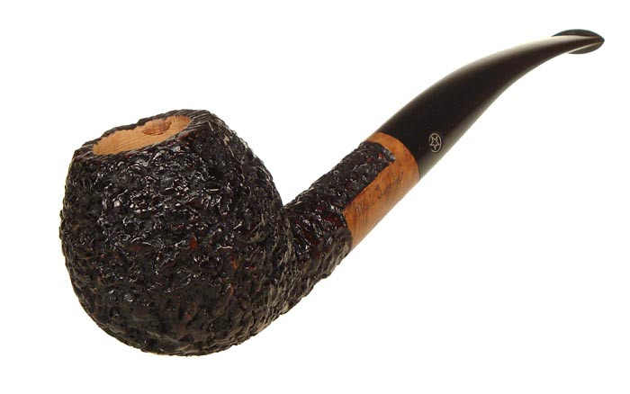 Mark Tinsky Pipe Black Coral 6 Apple - SmokersHaven.com