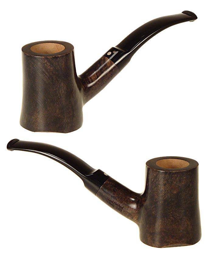 Luciano Pipe Bent Poker - SmokersHaven.com