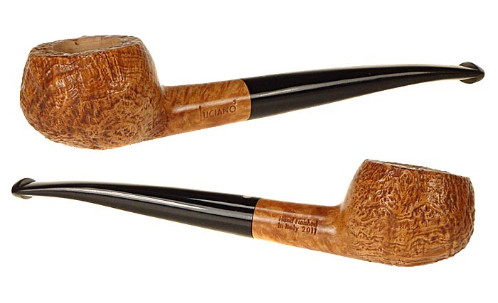 Luciano Pipe Blasted Prince - SmokersHaven.com
