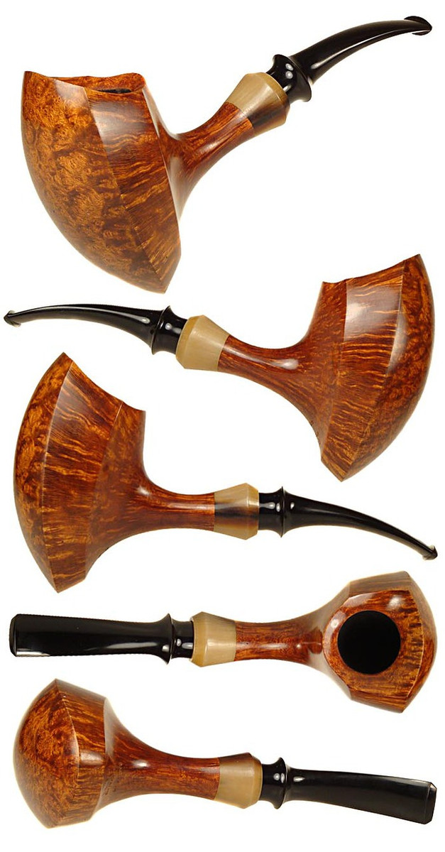 Scott Klein Pipe Elephants Foot w/ Horn - SmokersHaven.com