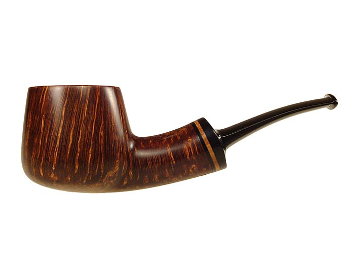 Yeti Pipe Micah Cryder Bent Stout Brandy w/ Exotic Wood - SmokersHaven.com