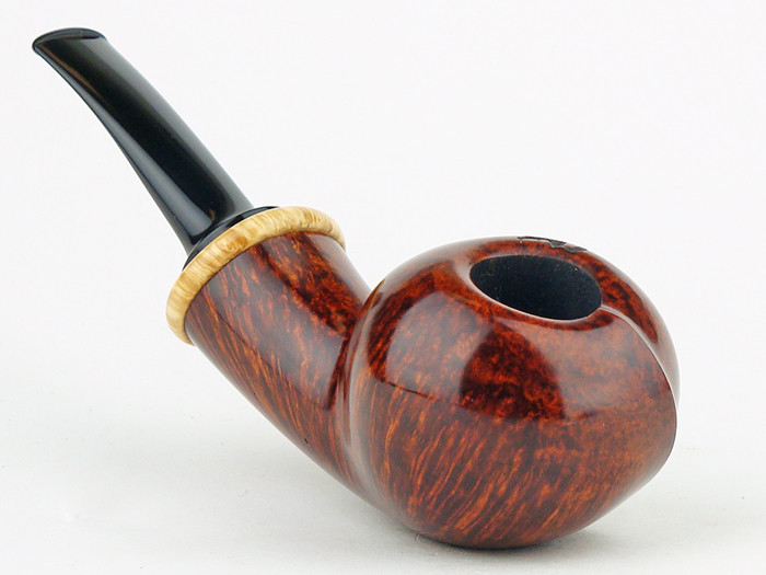 Yeti Pipe by Micah Cryder Asymmetric Apple w/ Box Eldar Burl Ring ...
