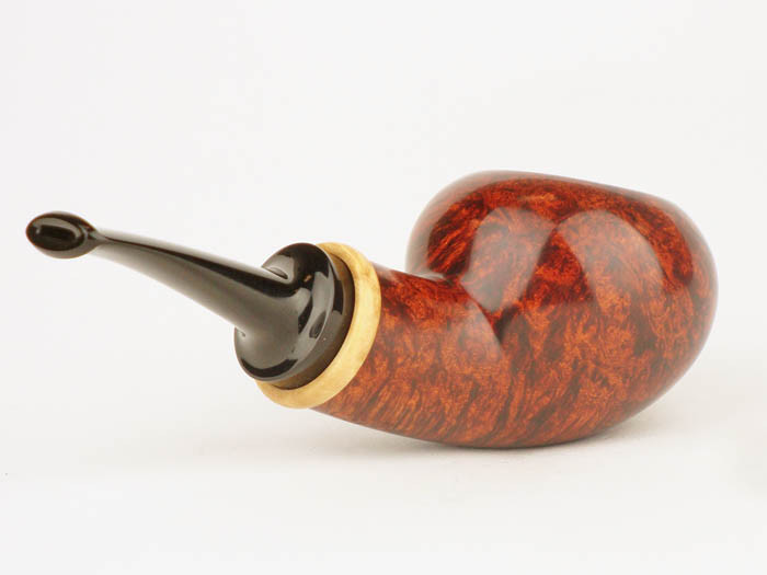 Yeti Pipe by Micah Cryder Smooth Tomato w/ Box Eldar Burl Ring ...