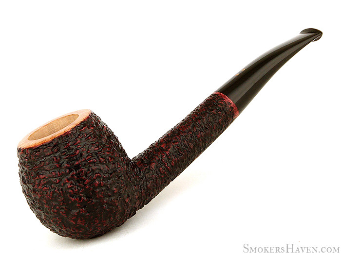 Radice Pipe Classic Rind 50 Burgundy Carved 1/8 Bent Two Toned Apple ...