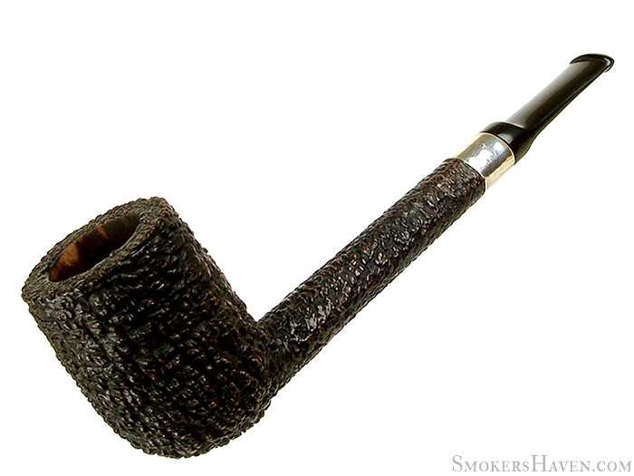 Savinelli Estate Pipe Capri Root Briar 8004 Carved Lumberman w/ Silver ...