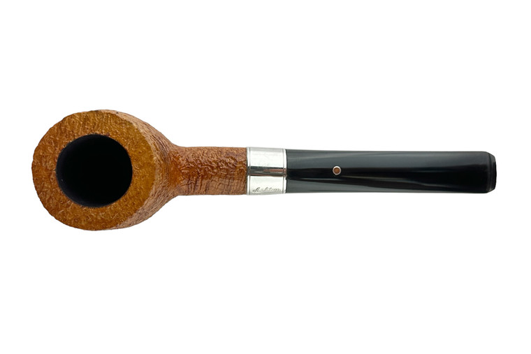 Ashton Pipe Old Church LX Billiard w/ Silver Band - SmokersHaven.com