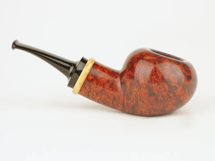 Yeti Pipe by Micah Cryder Smooth Tomato w/ Box Eldar Burl Ring ...