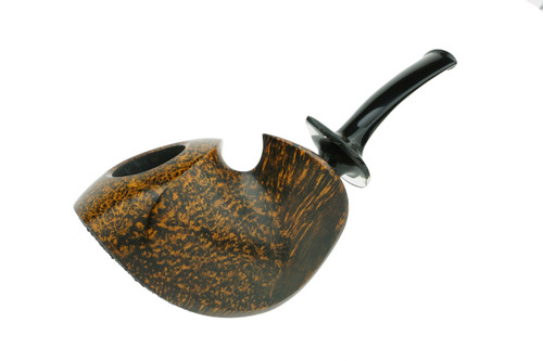 W Pipes Pipe Twisted Snail Partially Micro Carved - SmokersHaven.com