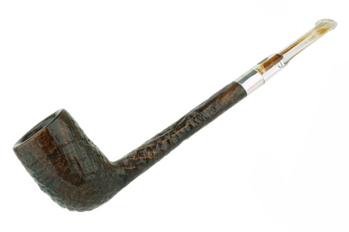 English Estate Pipe GBD Prehistoric Long Lumberman 262 Silver Band ...