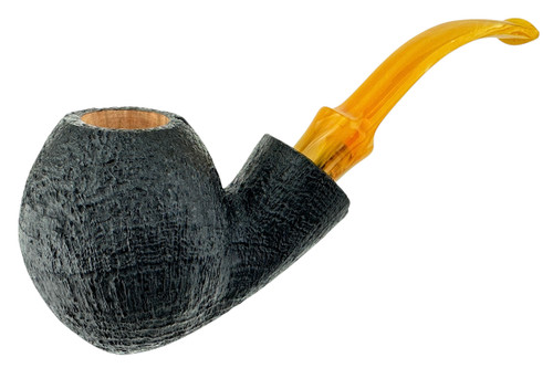 Buckeye Pipe Dark Blast Bent Acorn - SmokersHaven.com