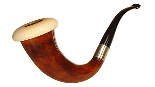 Gourd Calabash Estate Pipe w/ Silver - SmokersHaven.com