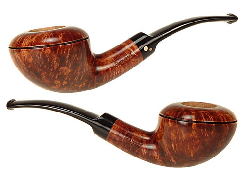 Luciano Pipe Bent Rhodesian - SmokersHaven.com