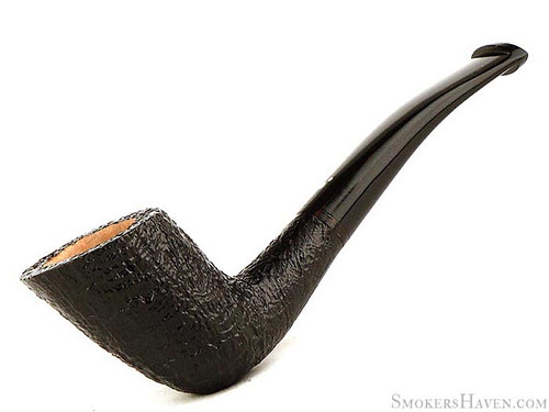 Luciano Pipe Bent Sandblasted Zulu Grade 1 - SmokersHaven.com