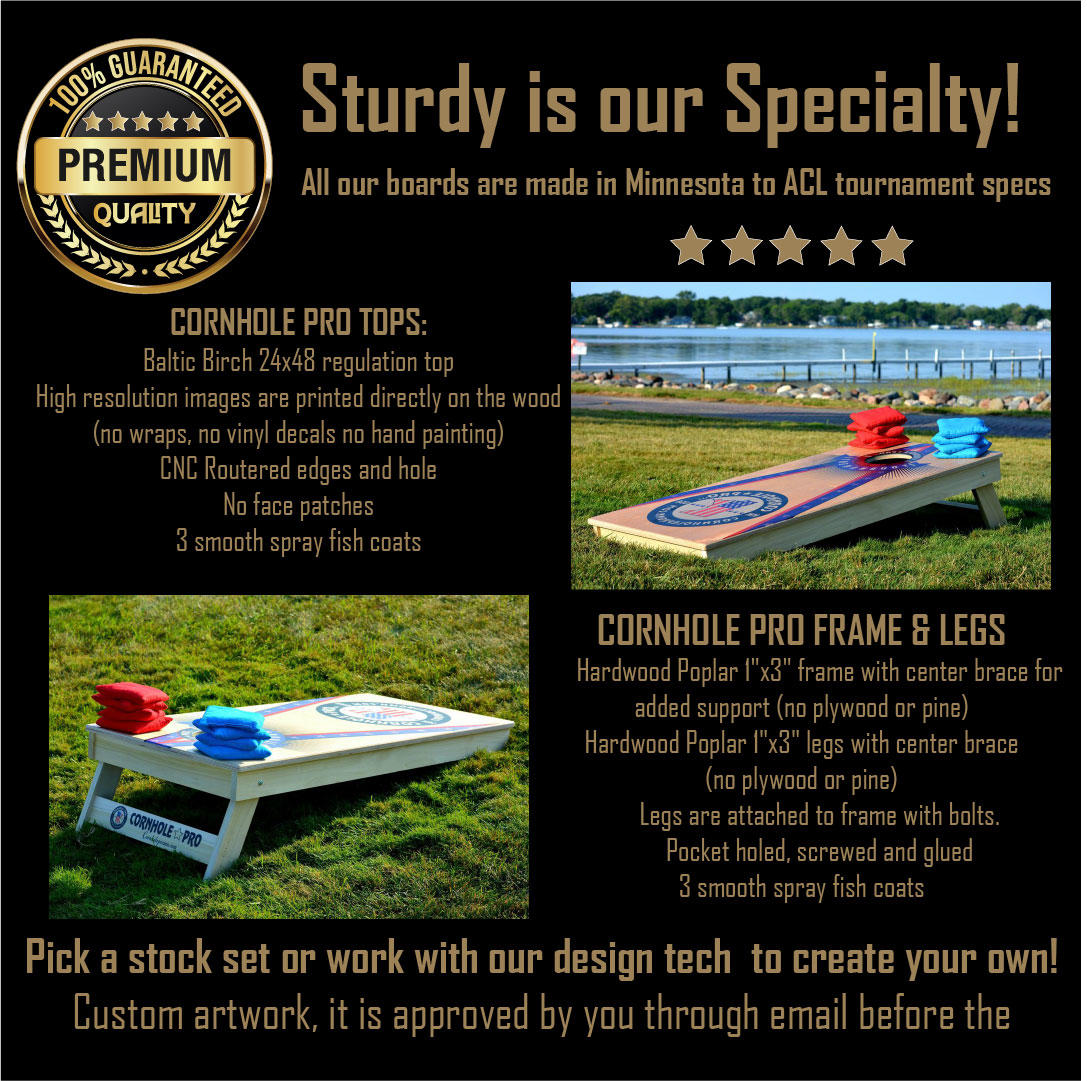 Professional Cornhole Boards and Bags | Cornhole Pro LLC