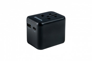Verbatim 49544, Universal Travel Adapter UTA-02 PD20W / QC / 1xUSB ...