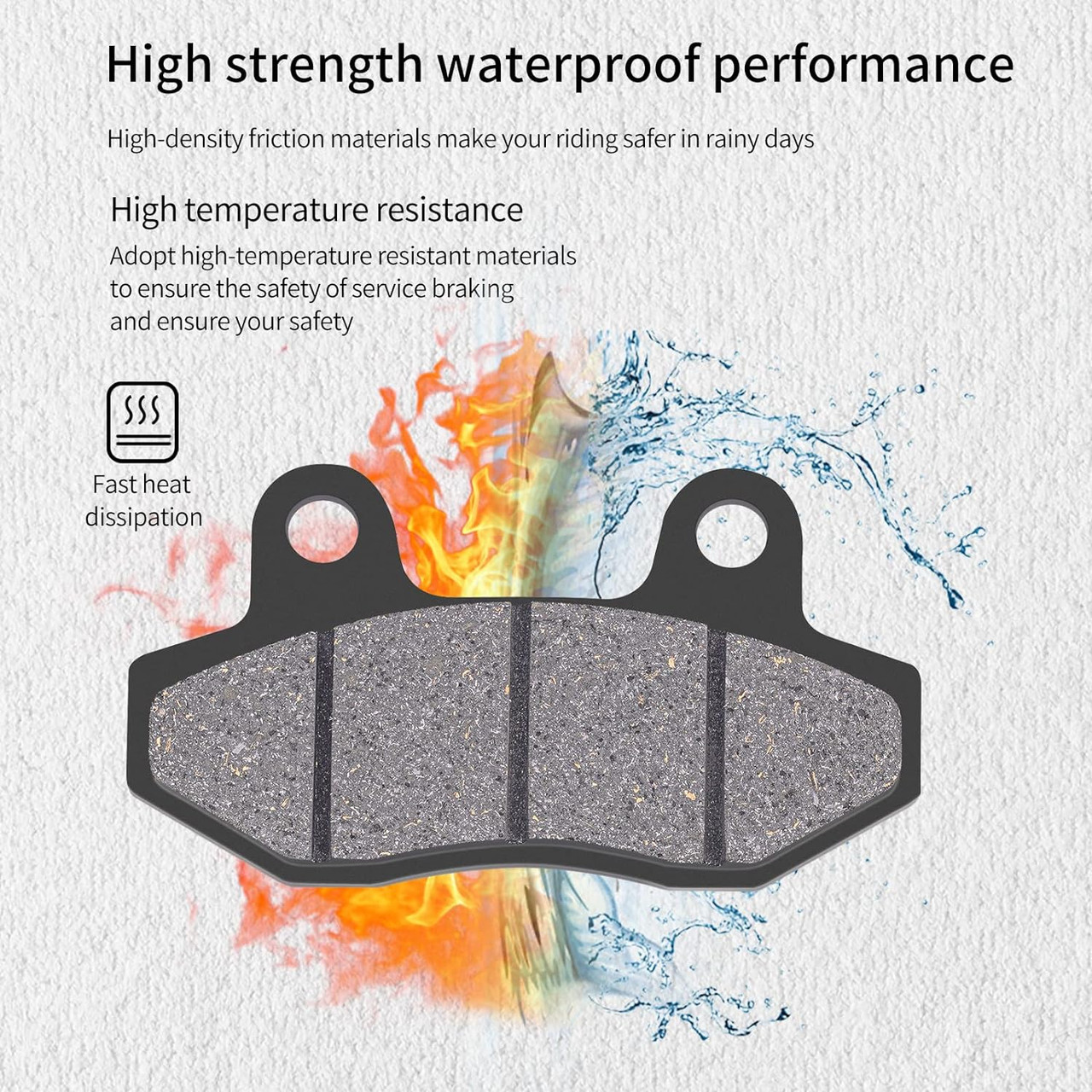 Disc Brake Pads Compatible with Yerf-Dog Spider | txpowersports