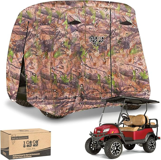 Explore 420D Waterproof Golf Cart Cover | 2/4 Passenger