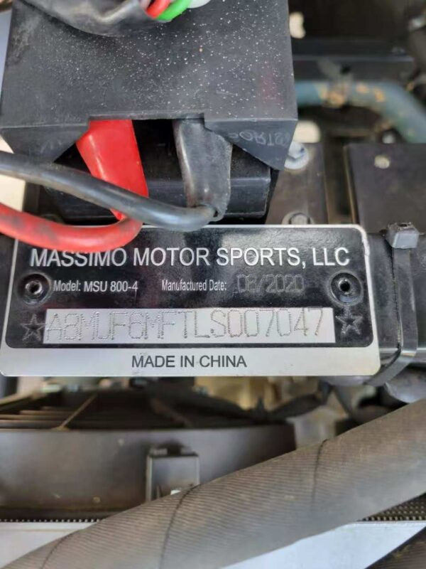 2020 Massimo MSU 800-5 Red 4x4 UTV | Demo Model | TX Power Sports