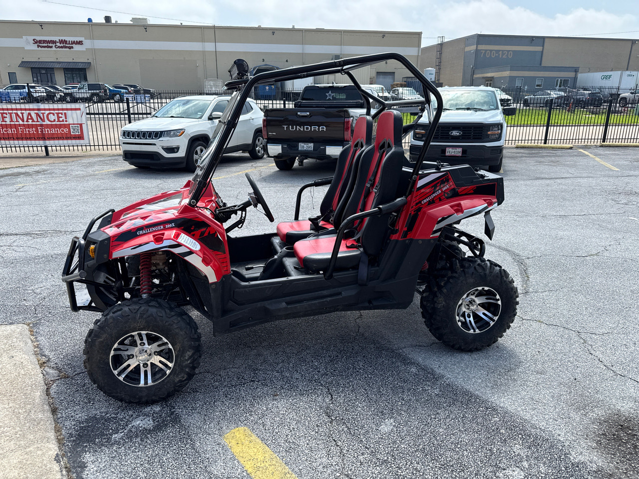 Display Model TrailMaster Challenger 200X Deluxe at -TXPowersports.com