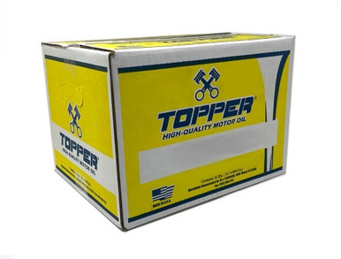 TOPPER 4T 20W50 Regular Motor Oil 12x1 Liter Case - Made in USA ...