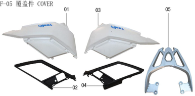 Lifan E3 Left Rear Panel Assembly For Sale | Txpowersports