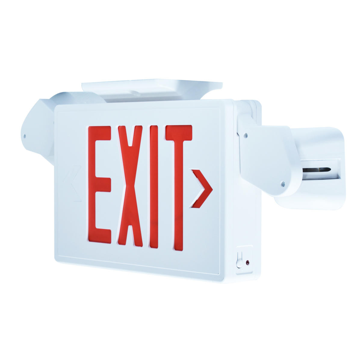 LED Exit Light with Emergency Lights, EX7027RL – 4W